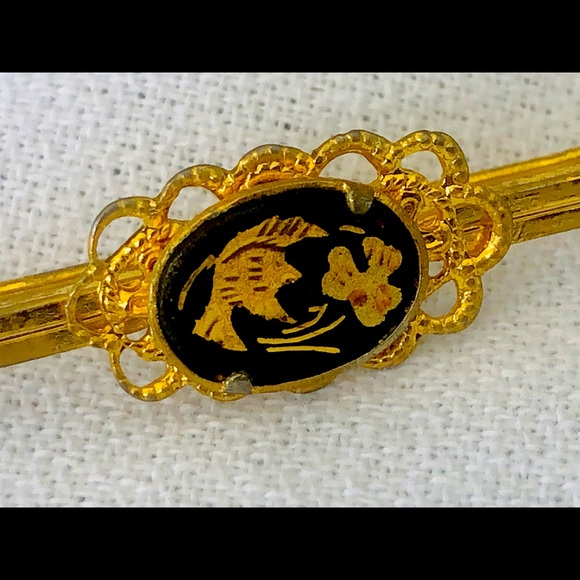 damascene vintage | Jewelry | Damascene Vintage Pin | Poshmark
